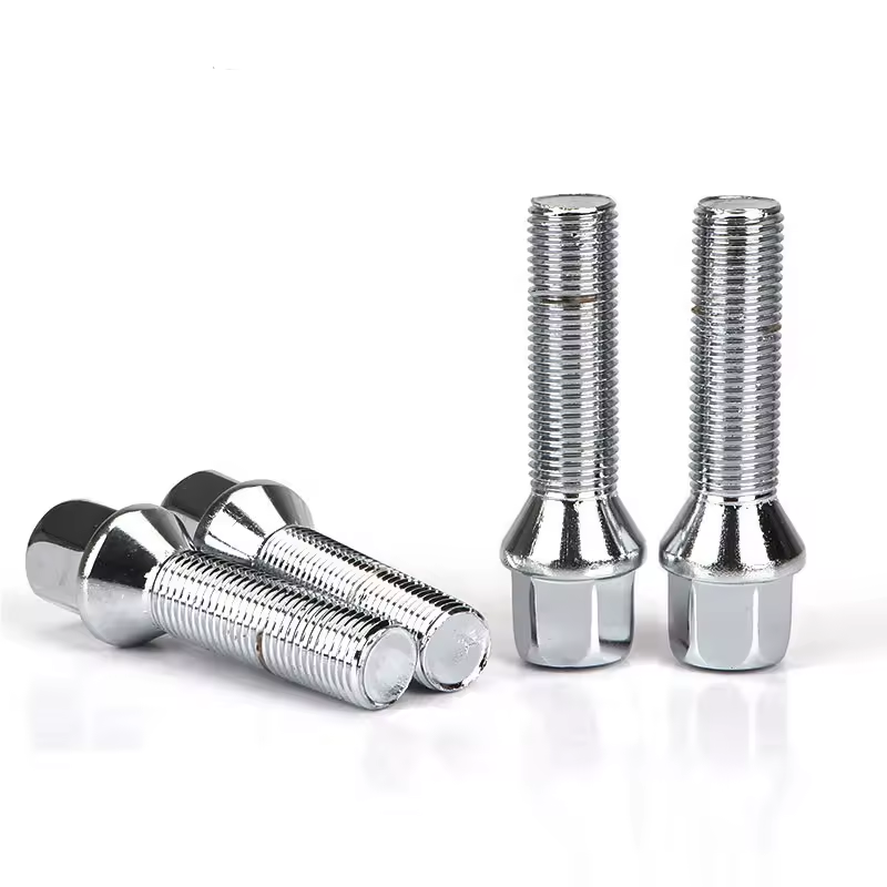 Stainless steel hexagonal wheel lug bolt M14x1.5 Automobile wheel bolt ...