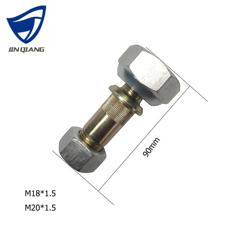 JQ Part Truck Wheel Studs for Heavy Truck and Trailer Hex Hub Bolts for ...